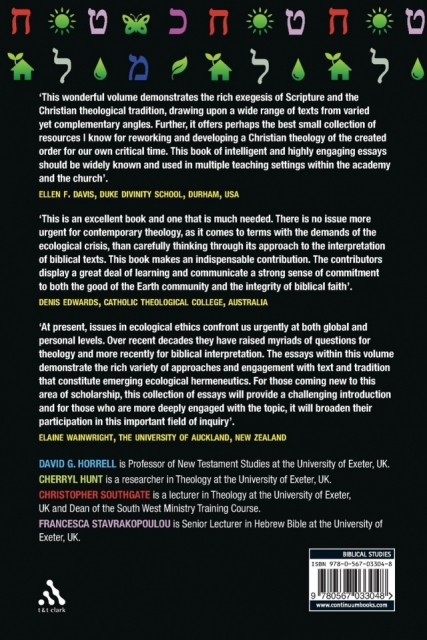 David G. Horrell, Cherryl Hunt, Christopher Southgate & Francesca ...